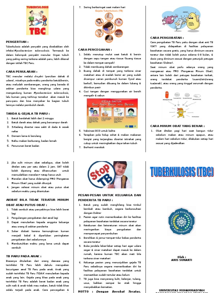 Leaflet TB Paru | PDF