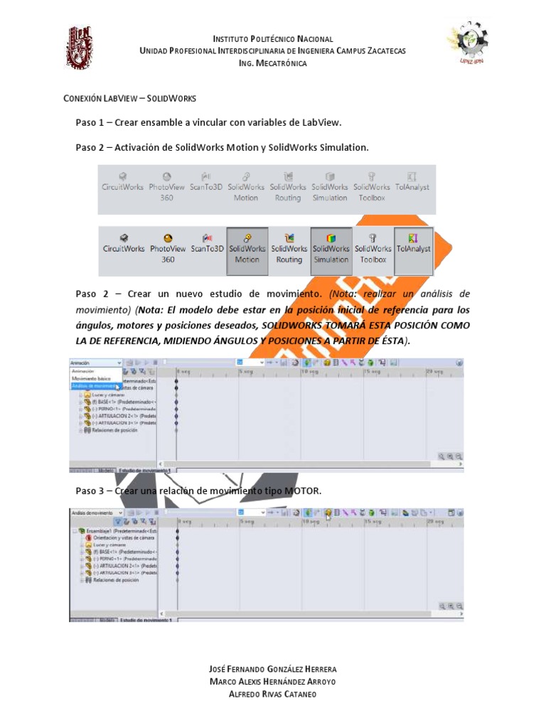 Conexion LabView SolidWorks | PDF | Informática | Software