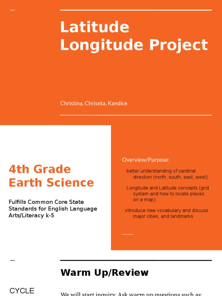 Latitude Longitude Project | PDF | Latitude | Longitude