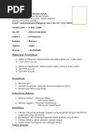 Contoh Resume Bahasa Melayu Simple | PDF