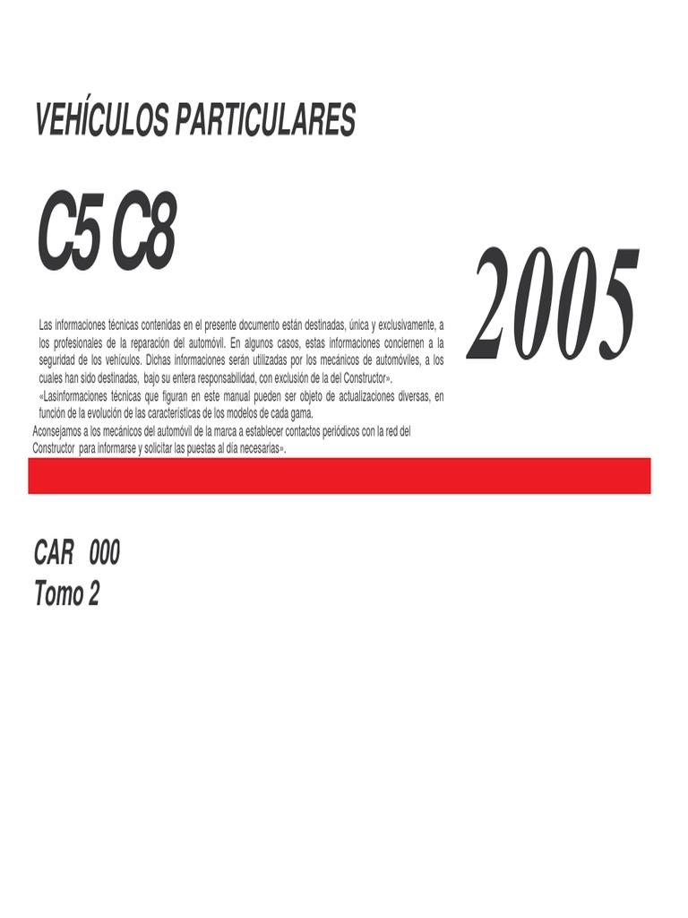 Taller C5 | Descargar gratis PDF | Coche | Vehículos