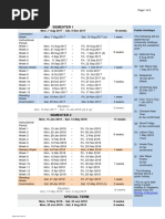NTU Academic Calendar AY2024 25 (Semester) | PDF | Observances | Academia