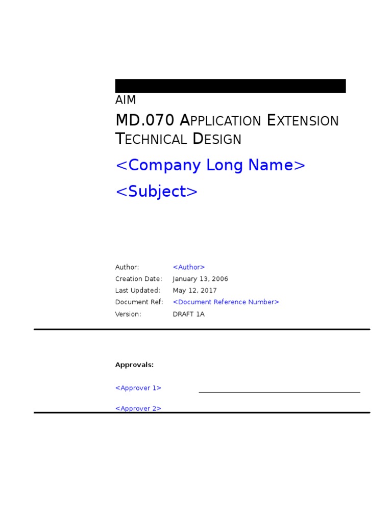 Md-070 Technical Design | PDF | Databases | Sql