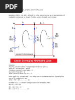 Solved and Practice Problems: Superposition Theorem | PDF | Science & Mathematics