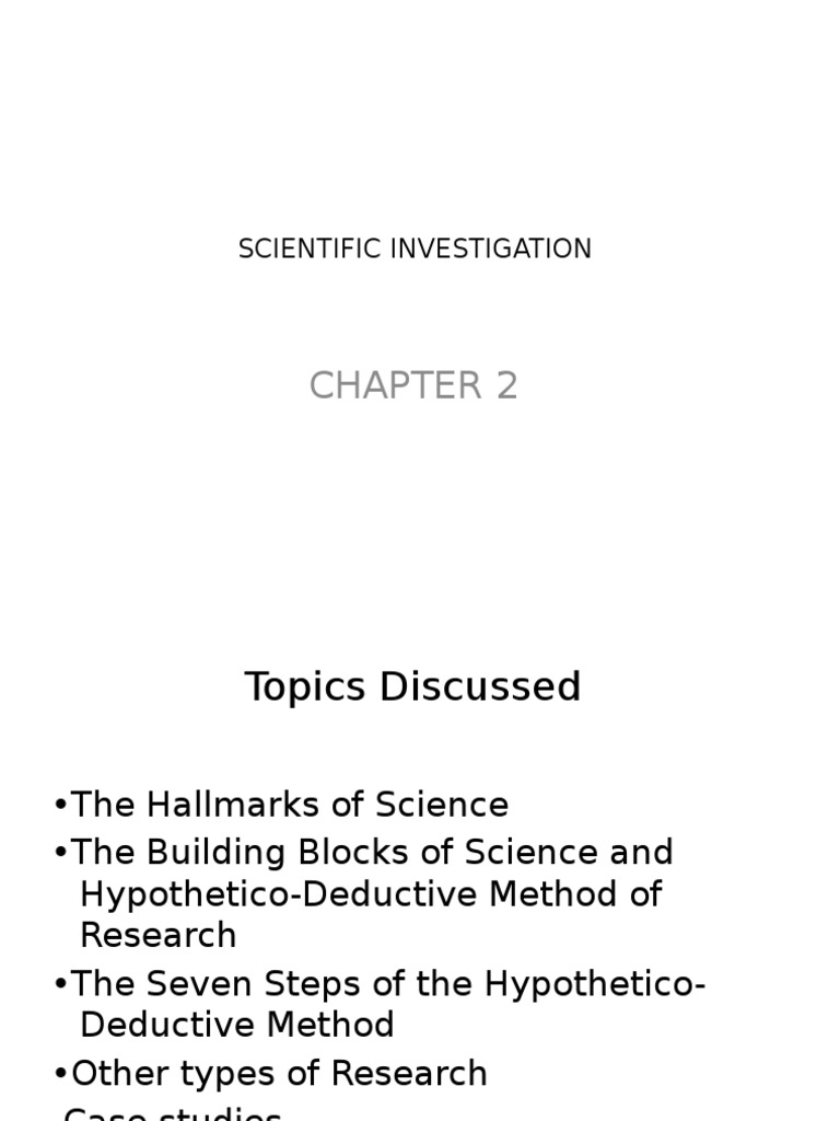 Chapter 2 | PDF | Hypothesis | Quantitative Research