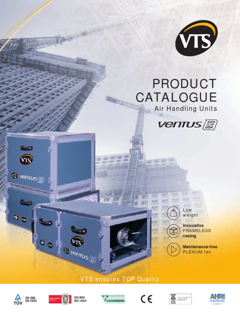 VENTUS Born in The USA - Catalogue | PDF | Mechanical Fan | Hvac