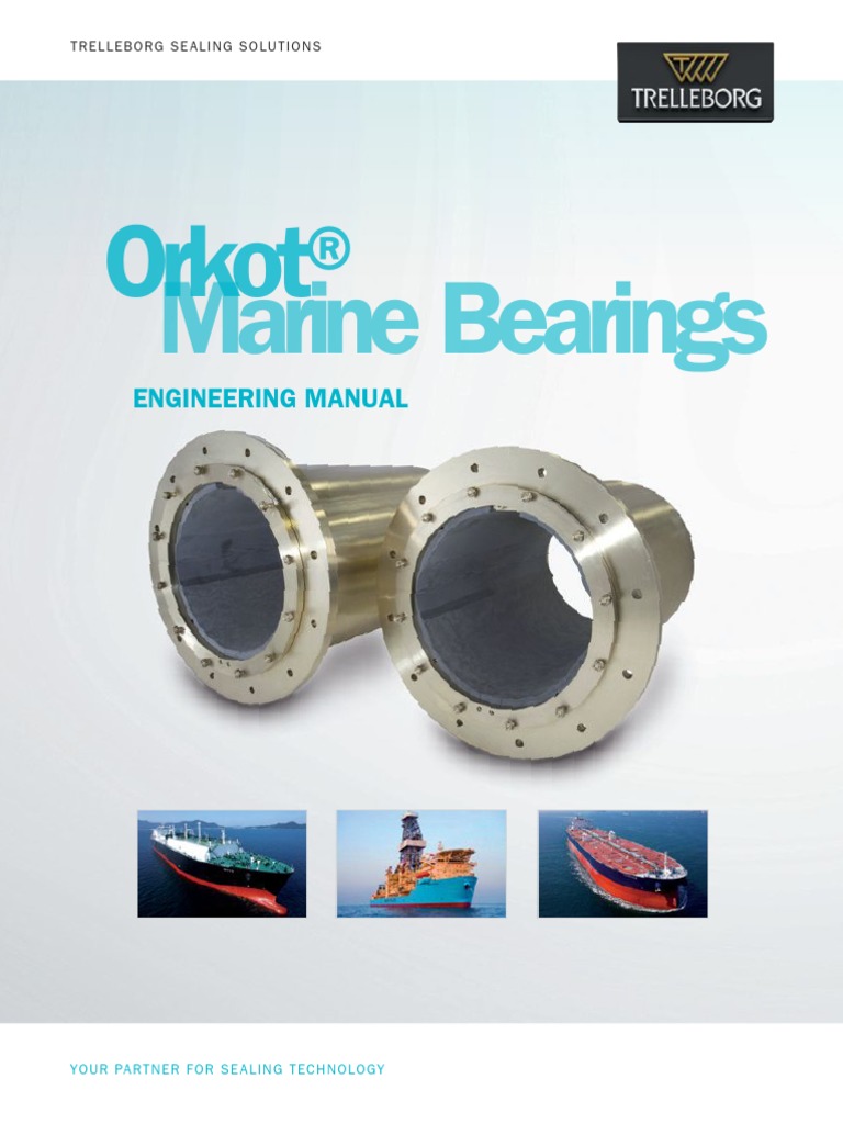 Orkot Marine Bearings Engineering Manual en | PDF | Bearing (Mechanical ...