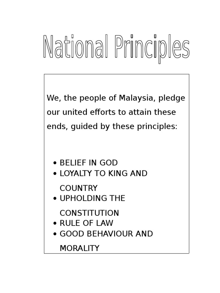 National Principles | PDF