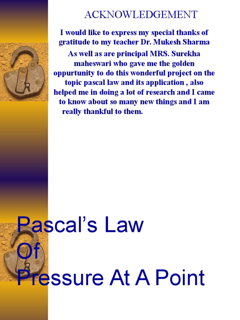 02 Pascals Law | Download Free PDF | Pressure | Force