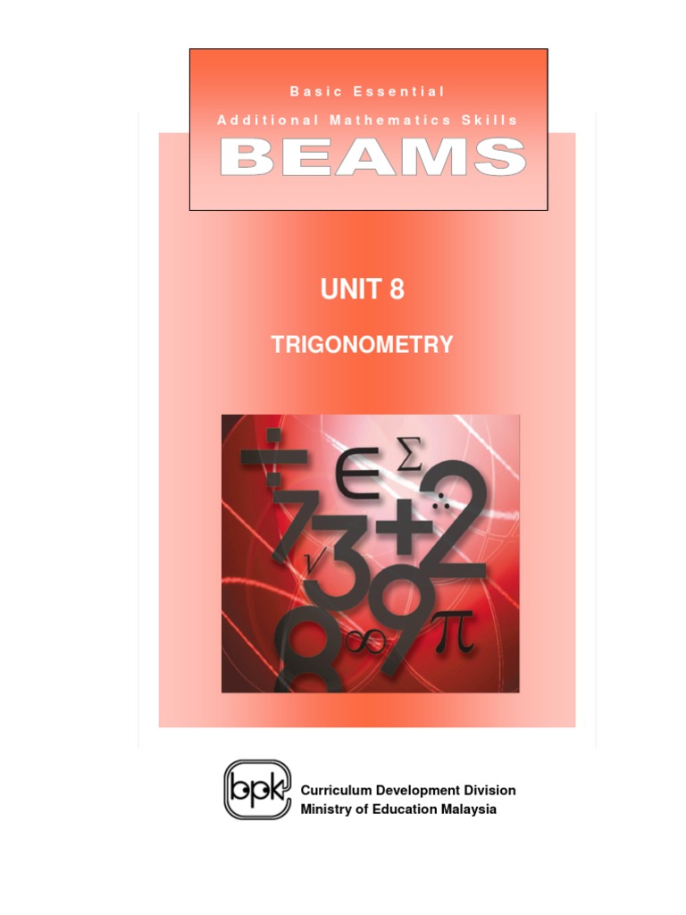BEAMS - Unit 8 Trigonometry | PDF | Trigonometry | Trigonometric Functions