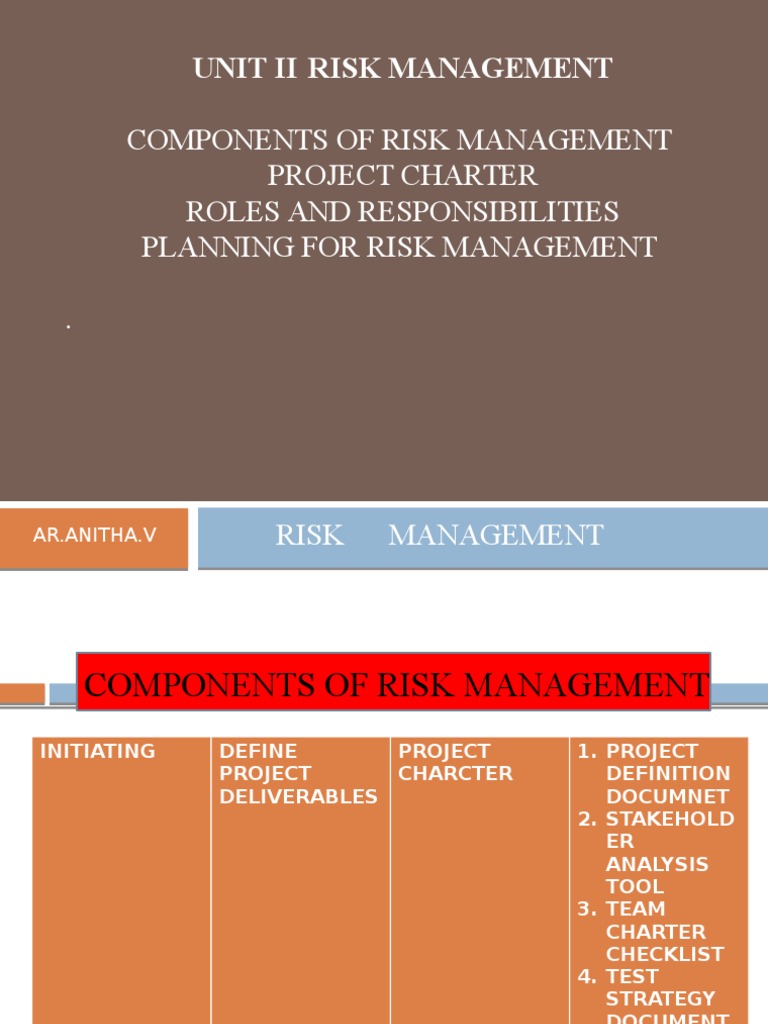 Risk Management Project Guide | PDF | Risk Management | Project Manager
