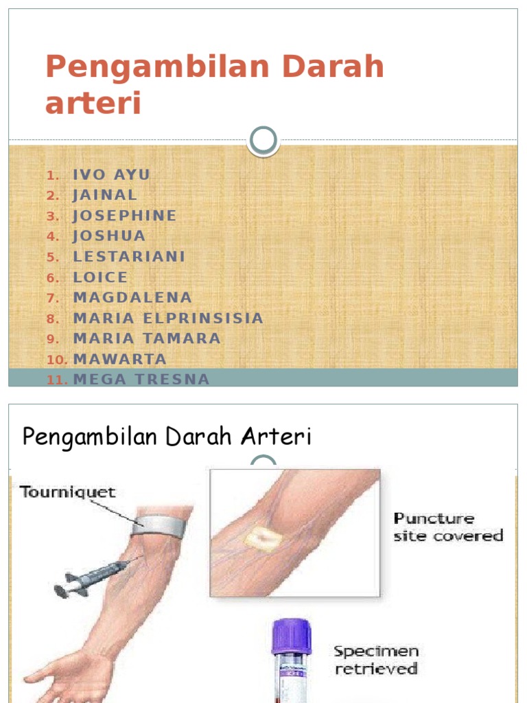 Prosedur Pengambilan Darah Arteri | PDF