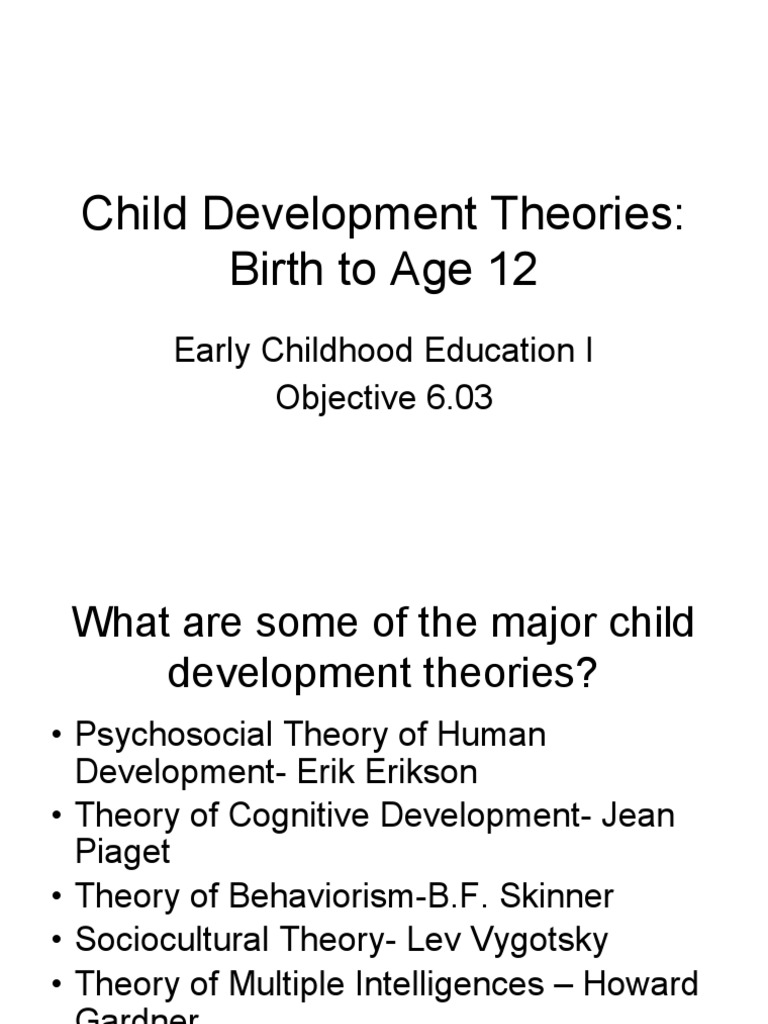child development theories ppt | Intelligence | Metaphysics Of Mind