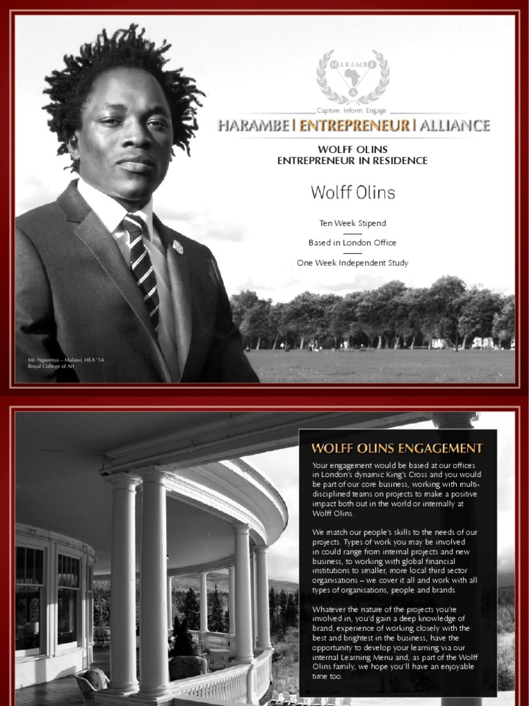 Wolff Olins London Office Stipend Program | PDF | Brand | Entrepreneurship