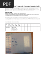 Student Worksheet Trajectory | PDF | Angle | Coordinate System