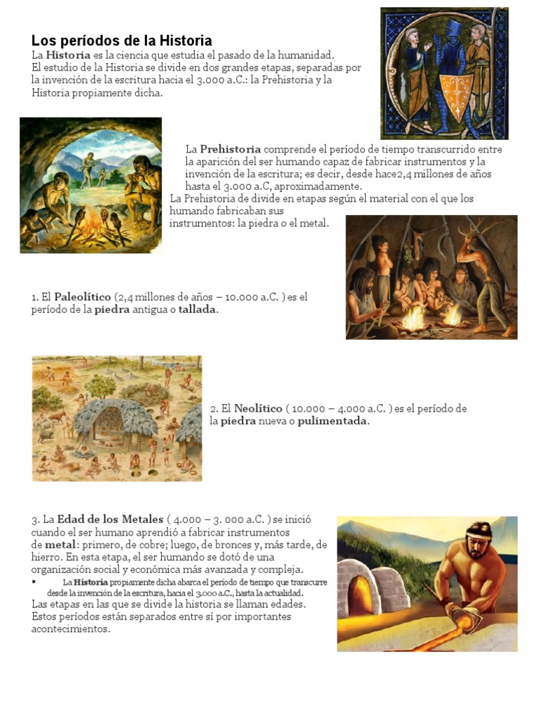 Los Períodos de La Historia | PDF | Arqueología
