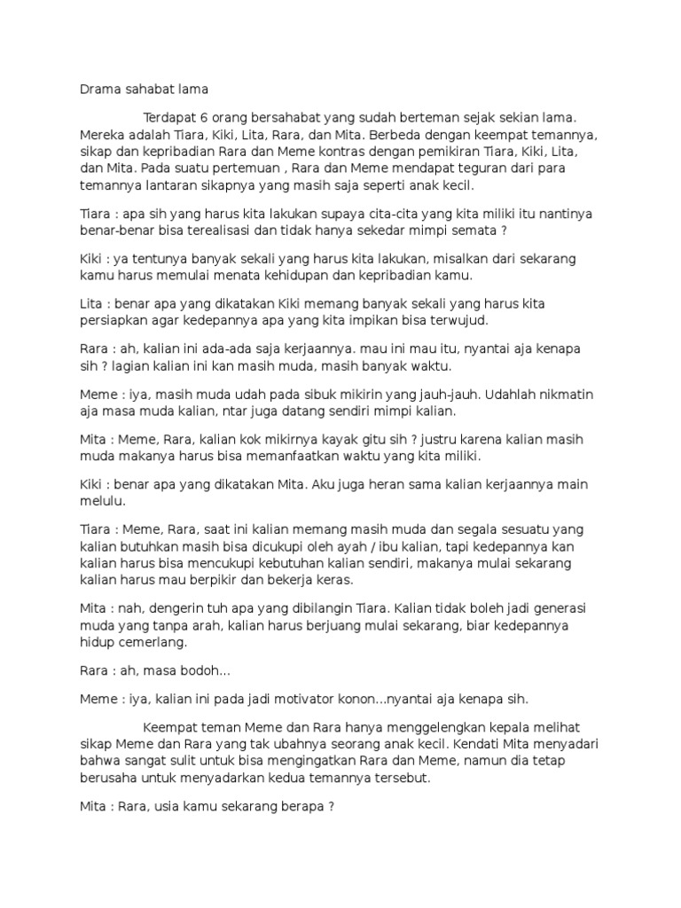 Reuni Sahabat Lama dan Perubahan Hidup | PDF