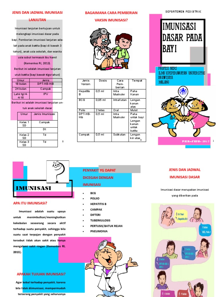 Leaflet Imunisasi Revisi | PDF