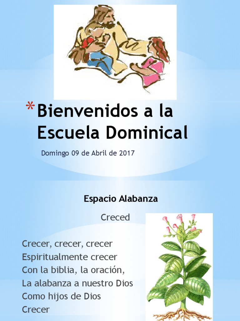 Bienvenidos A La Escuela Dominical | PDF | Religión y espiritualidad