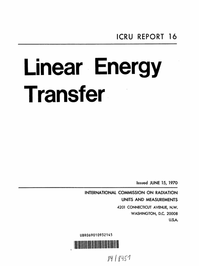 Icru 16 PDF | PDF | Dosimetry | Ionizing Radiation
