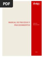 Manual de Procedimientos Logísticos | PDF | Logística | Business