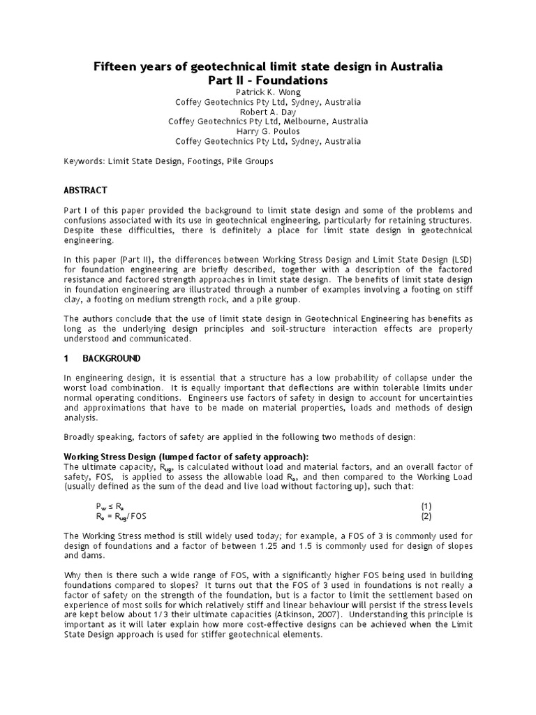 15 Yrs of Limit State Design - PT 2 - 20110328174605 | PDF | Strength ...