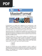 5 I MasterFormat Rev2 100608 PDF | PDF