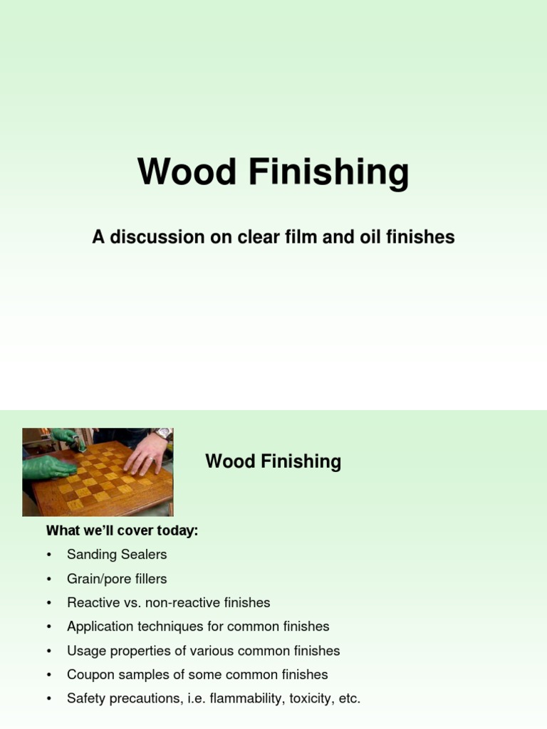 A Comprehensive Guide to Choosing and Applying the Right Wood Finish ...
