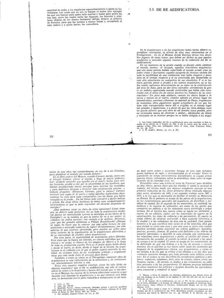 Alberti de Re Aedificatoria Seleccion PDF | PDF | Dignidad | Verdad