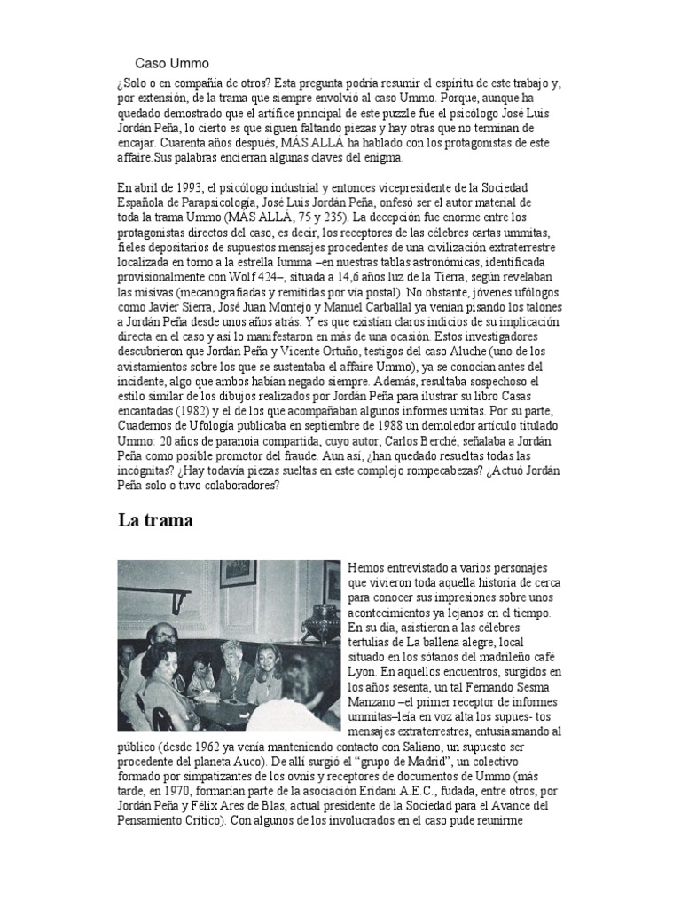 Caso Ummo | PDF | Objeto volador no identificado | Science