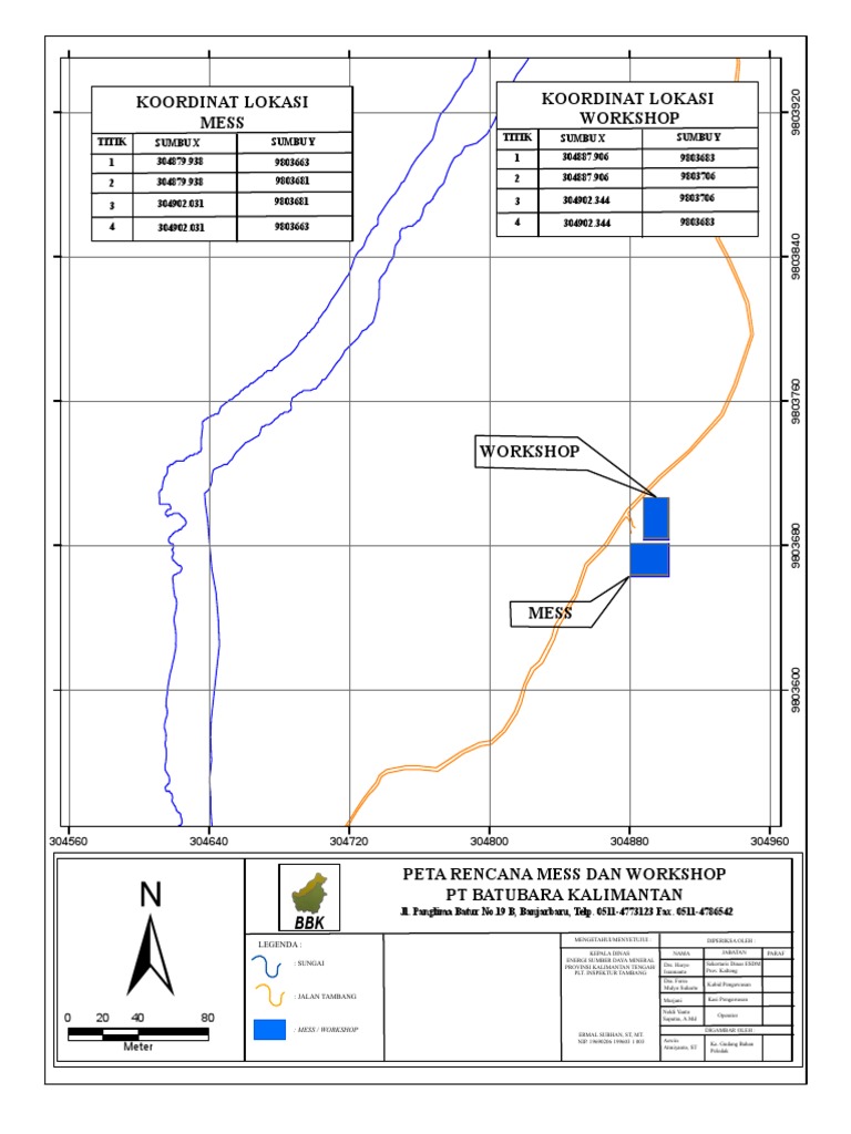 Peta Situasi Mess Workshop | PDF