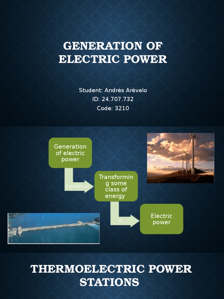 Generating Electricity: An Overview of Major Power Station Types | PDF ...