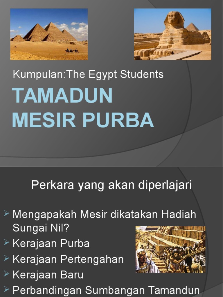 Tamadun Mesir Purba 2 | PDF