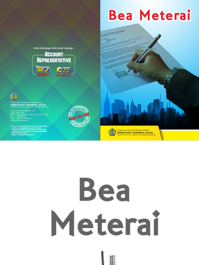 Buku Bea Meterai PDF | PDF