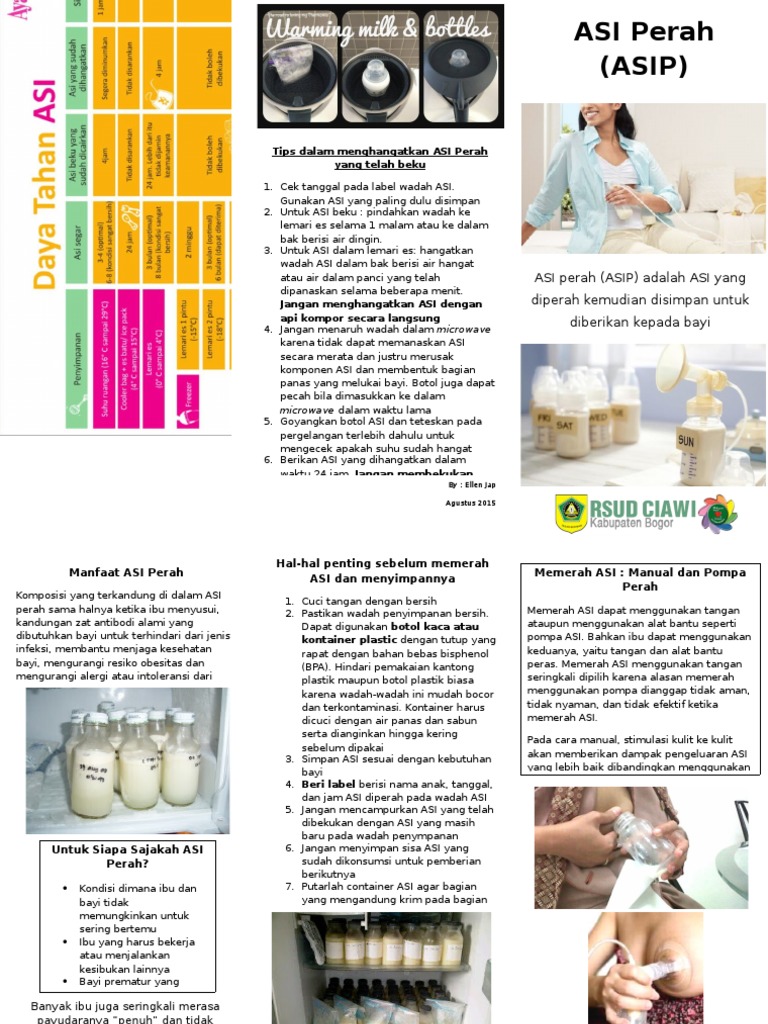 Tips Menghangatkan dan Menyimpan ASIP | PDF