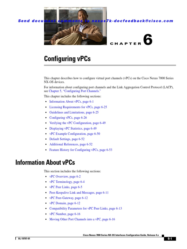 Configure vPCs on Cisco Nexus 7000 devices | PDF | Network Switch | Router (Computing)
