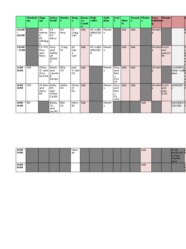 Final Timetable | PDF