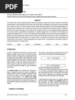 Surface Tension Lab Report | PDF | Surface Tension | Solution