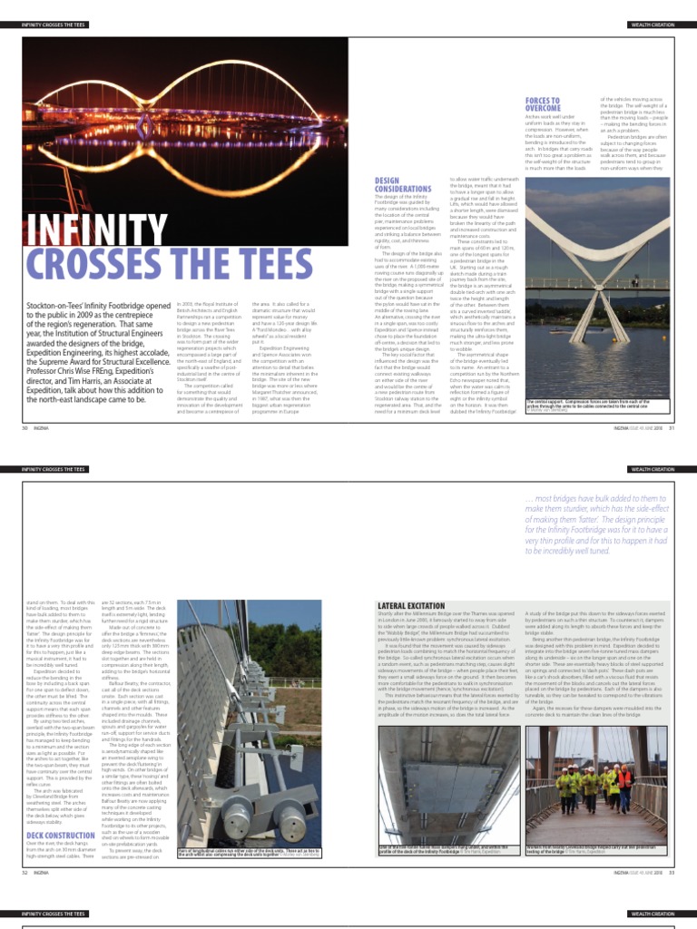 Infinity: Crosses The Tees | Download Free PDF | Bridge | Civil Engineering