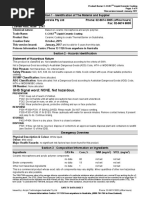 MSDS-Windex Glass Cleaner - 131017 | PDF | Dangerous Goods | Safety