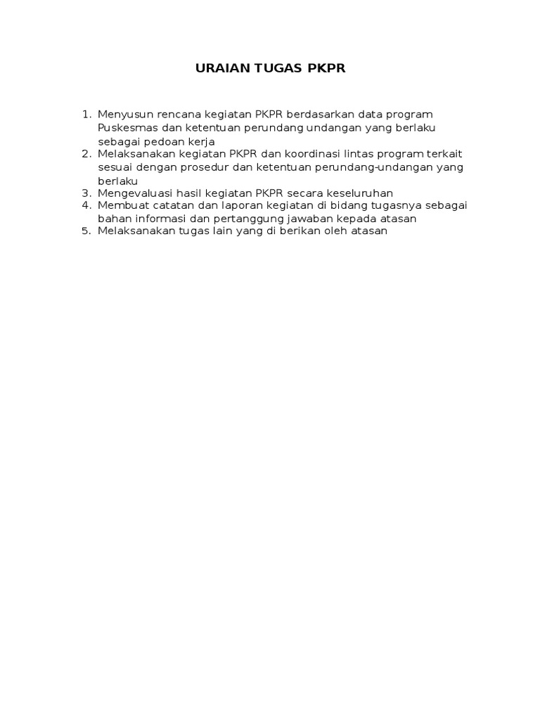 Rencana dan Evaluasi Kegiatan PKPR | PDF | Pengembangan Diri