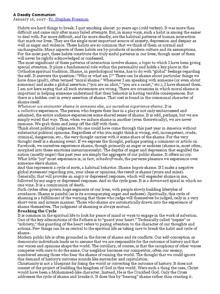 A Deadly Communion | PDF | Cain And Abel | Christianity