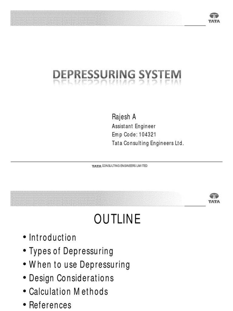 Depressuring Systems Overview | PDF | Pressure | Liquids