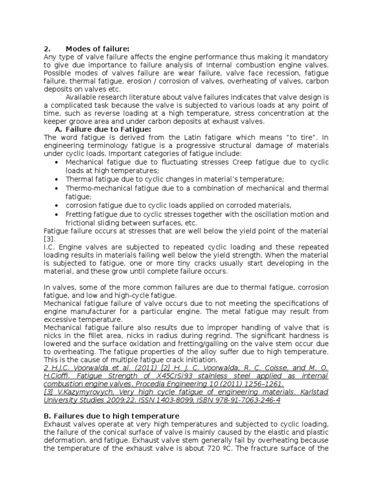 2.modes of Failure and Types of Wear | PDF | Wear | Fatigue (Material)