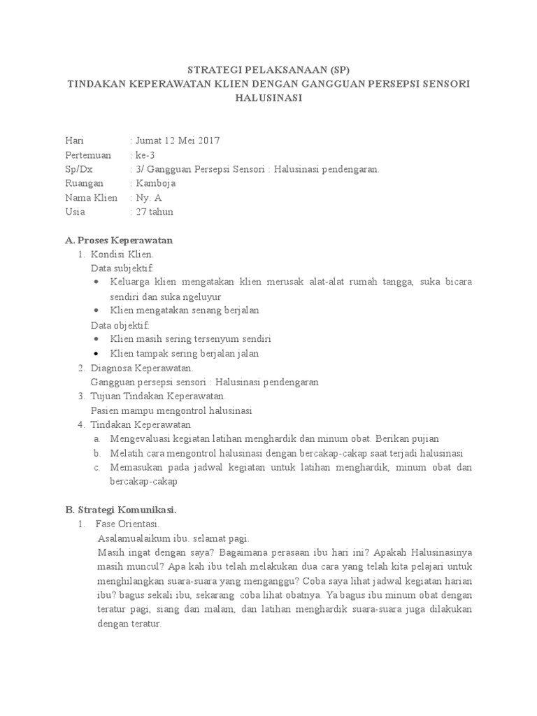 SP 3 Halusinasi Kiki | PDF