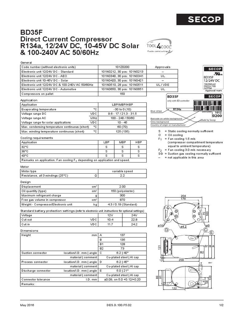 Direct Current Compressor | Download Free PDF | Direct Current | Fuse ...