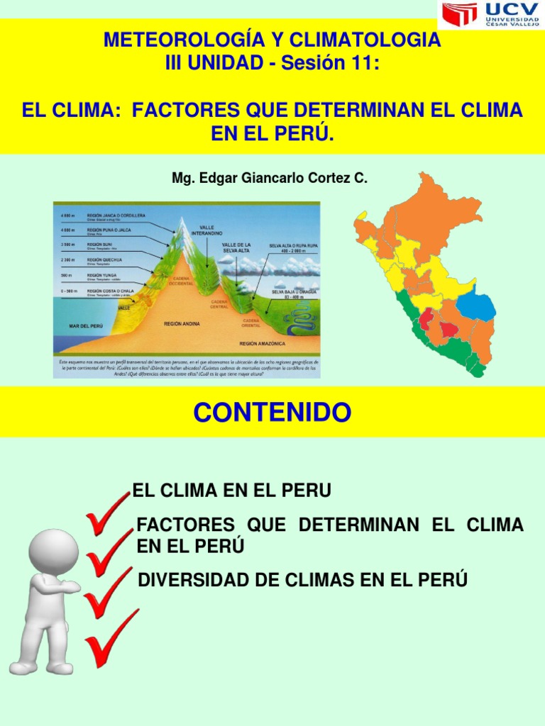 Sesion 11 - El Clima en El Perú | Clima | Velocidad del viento