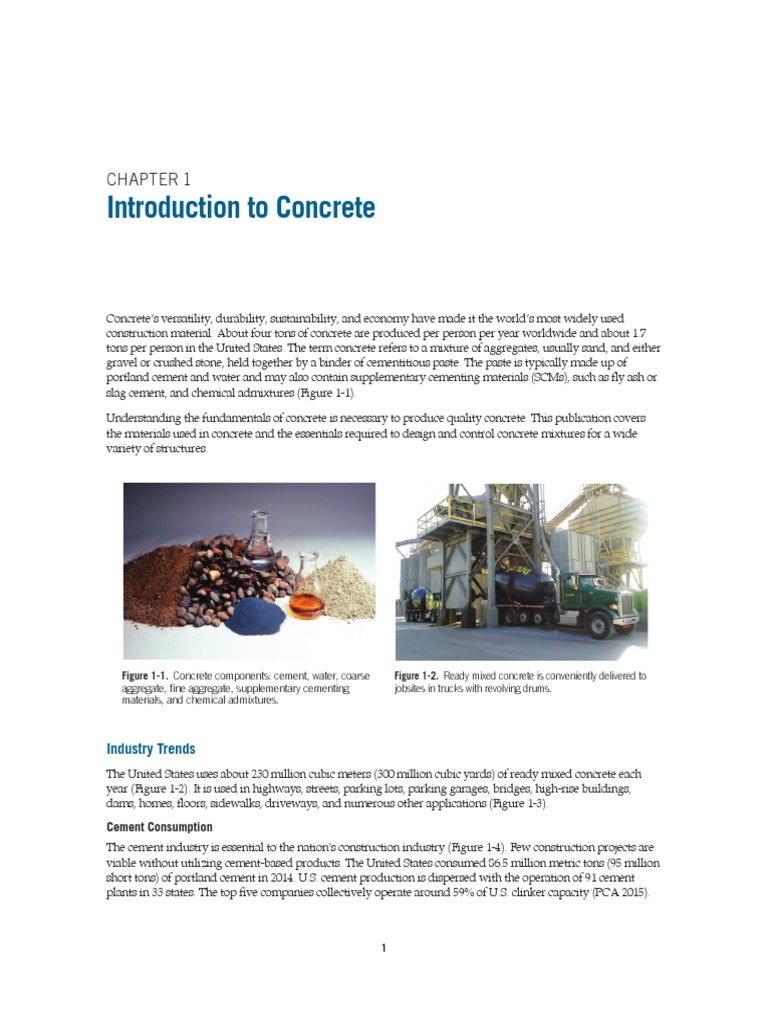 Concrete Cap1 | PDF | Concrete | Construction Aggregate