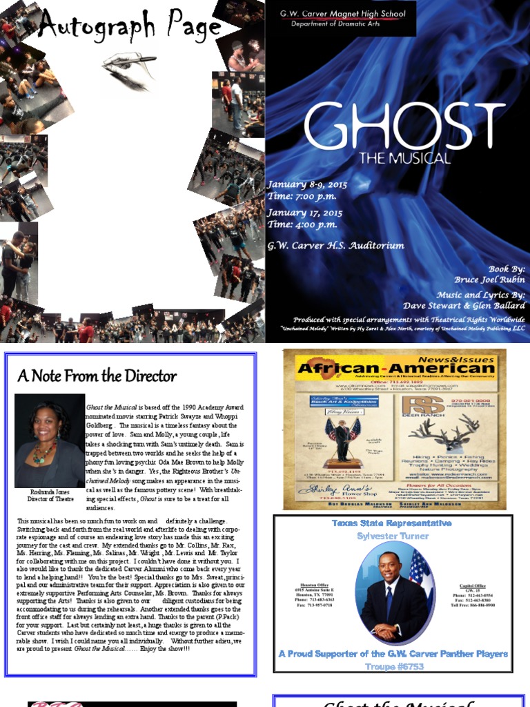 Ghost Program 1 | PDF | Performing Arts