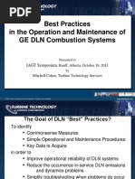 DLN 1 Combustion System PDF | PDF | N Ox | Emission Standard